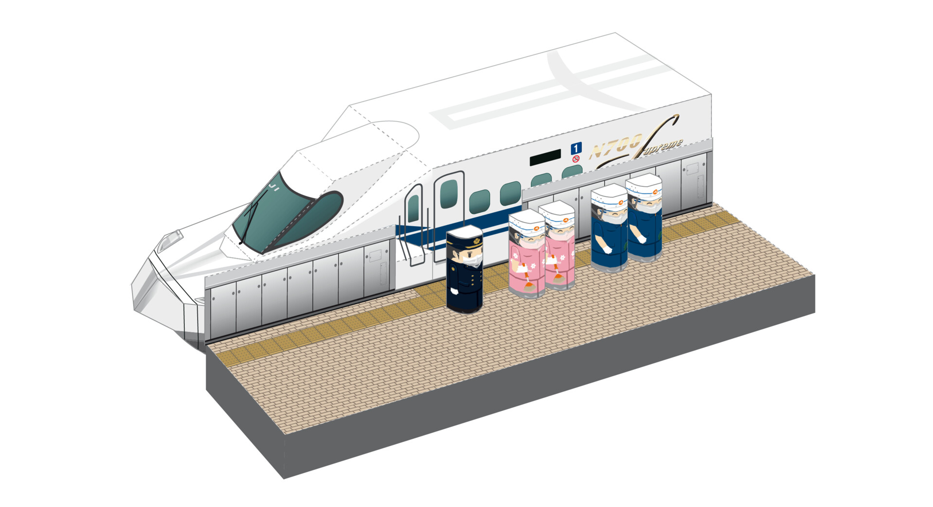 Make Your Own Paper ‘Series N700S’ Shinkansen – Japan House London